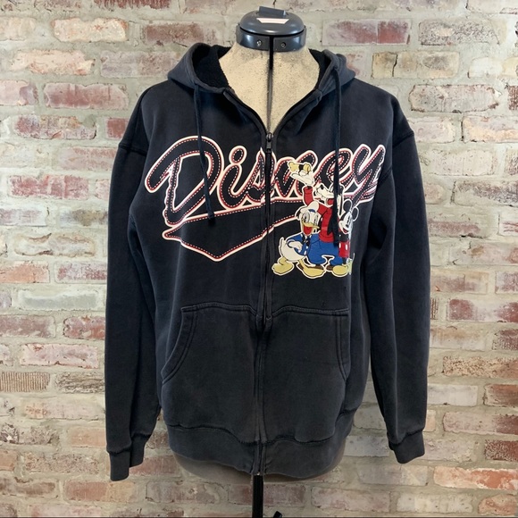Disney | Tops | Disney Donald Goofy Mickey Sweat Jacket | Poshmark